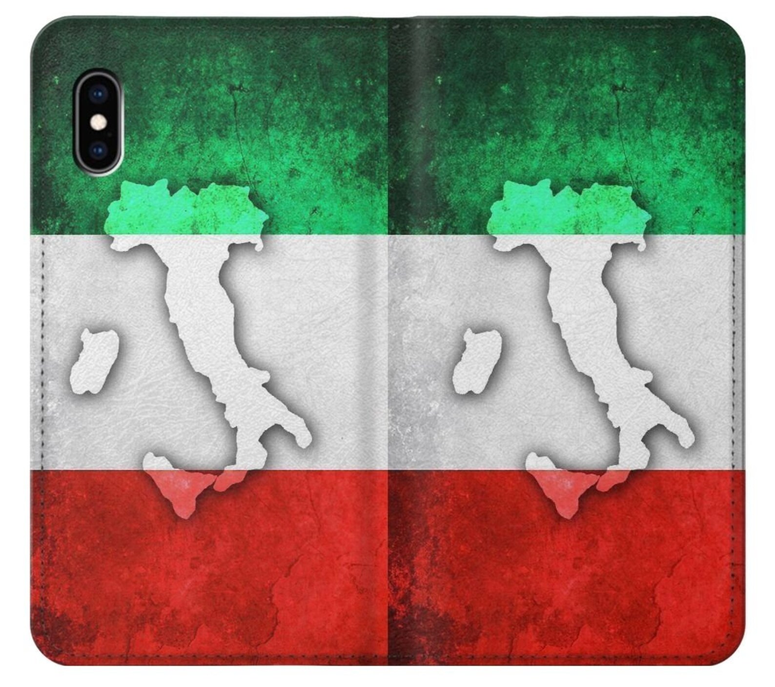 Italy Flag Hard & Leather Flip Case iPhone 11 12 Pro Max | Etsy
