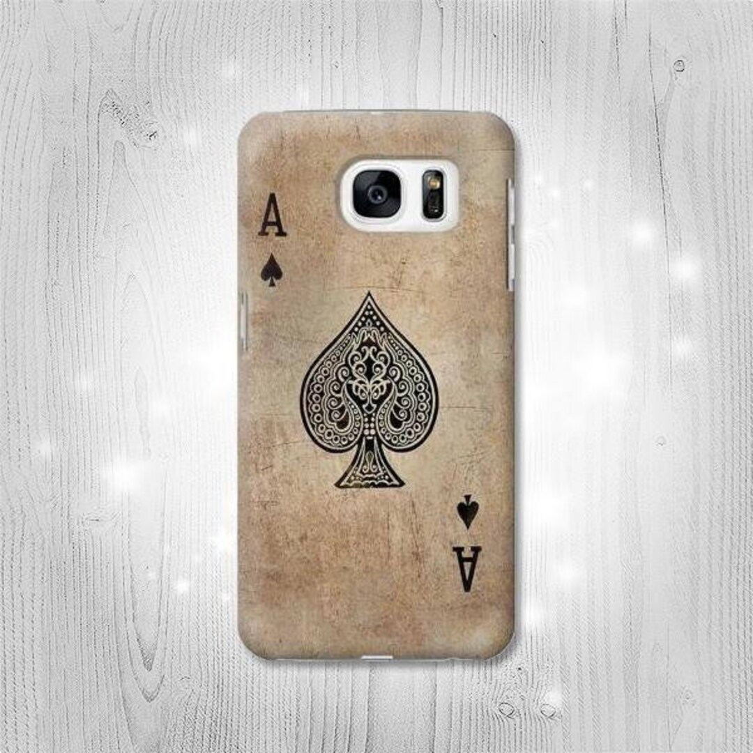 Vintage Spades Ace Card Hard & Leather Flip Case Huawei Motorola Moto G ...