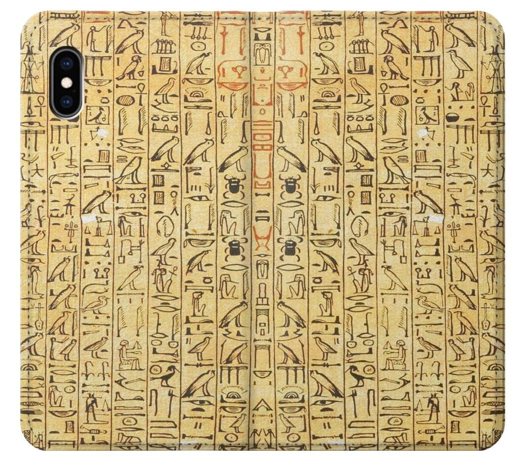 Egyptian Coffin Texts Hard & Leather Flip Case Iphone 14 Pro - Etsy