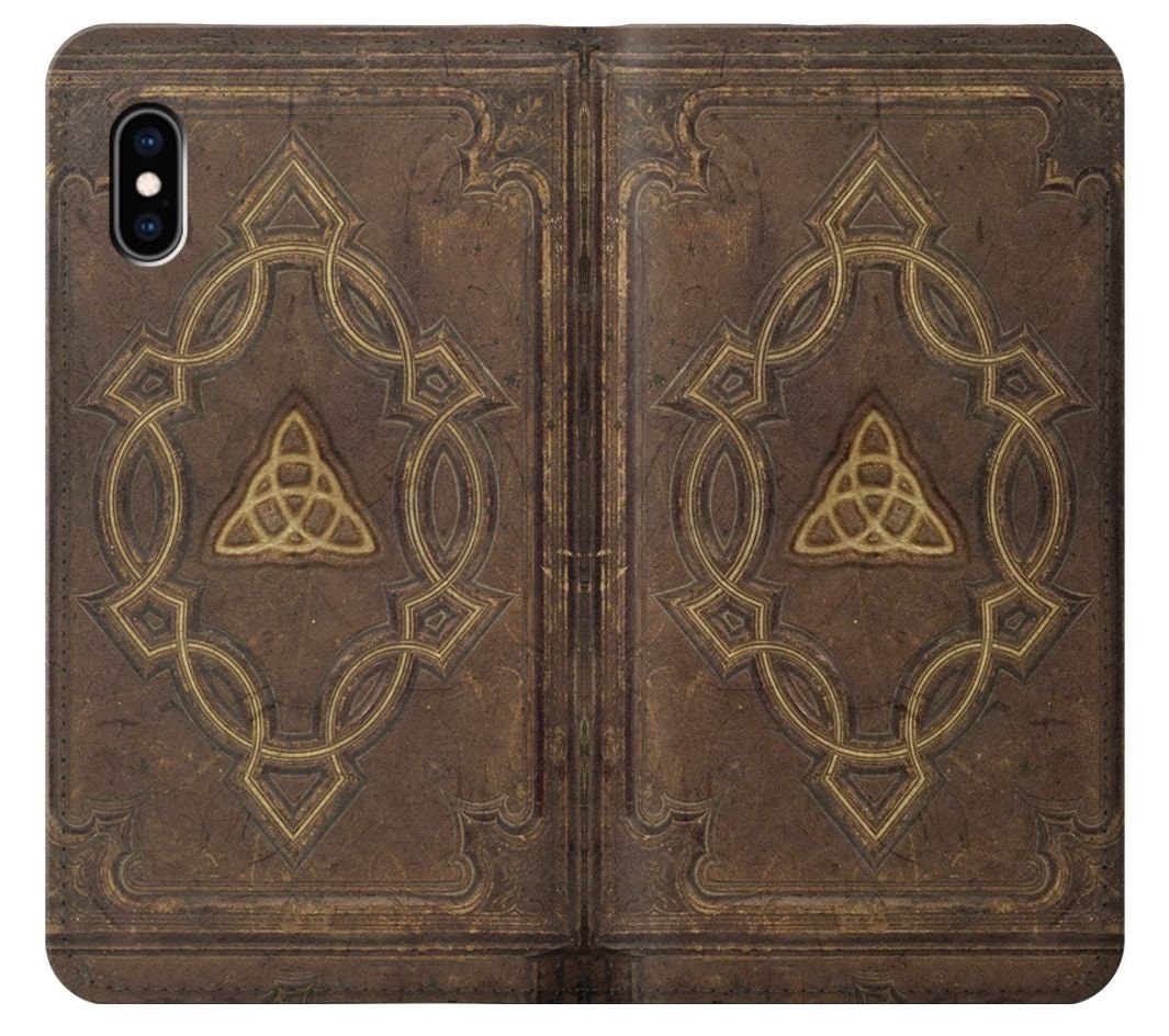 Spell Book Cover Hard & Leather Flip Case Huawei LG Velvet - Etsy