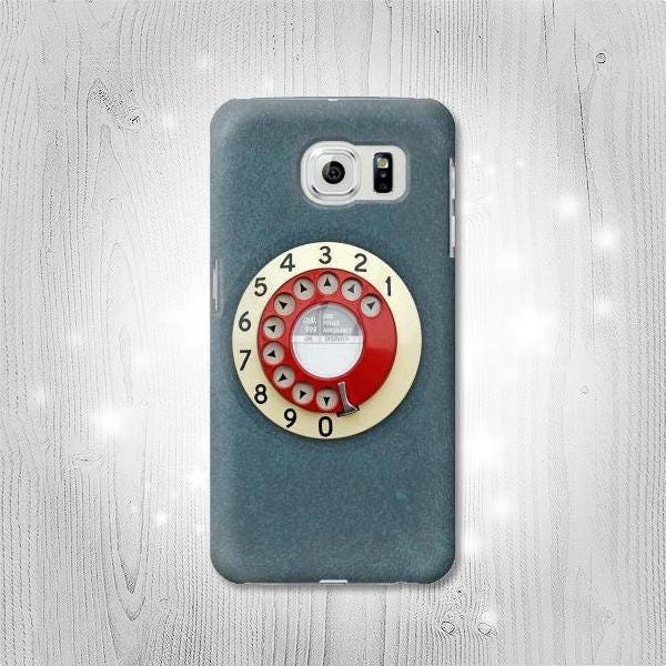 Rotary Dial Telephone Hard & Leather Flip Case Huawei P40 Mate | Etsy