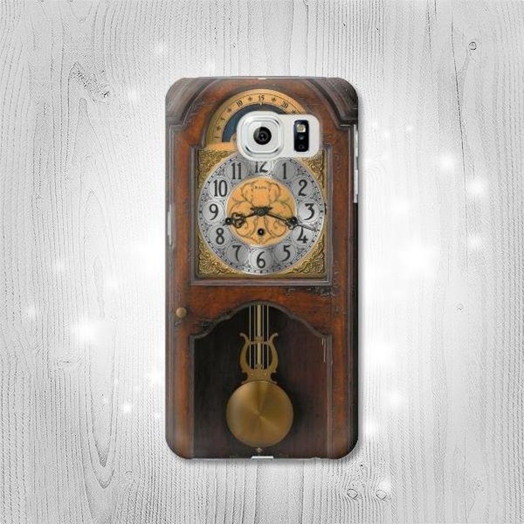 Grandfather Clock Antique Wall Clock Hard & Leather Flip Case Huawei ...
