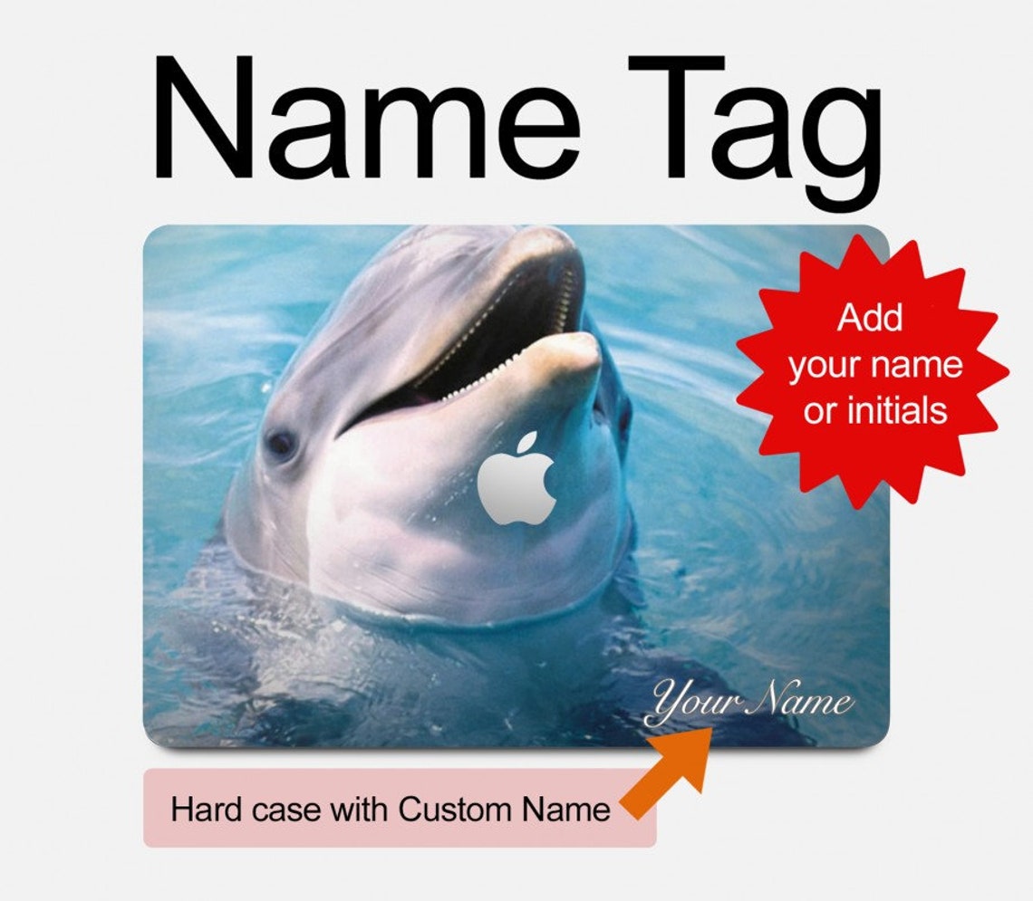 Dolphin Hard Case for Macbook Pro 13 Macbook Air 13 Case | Etsy