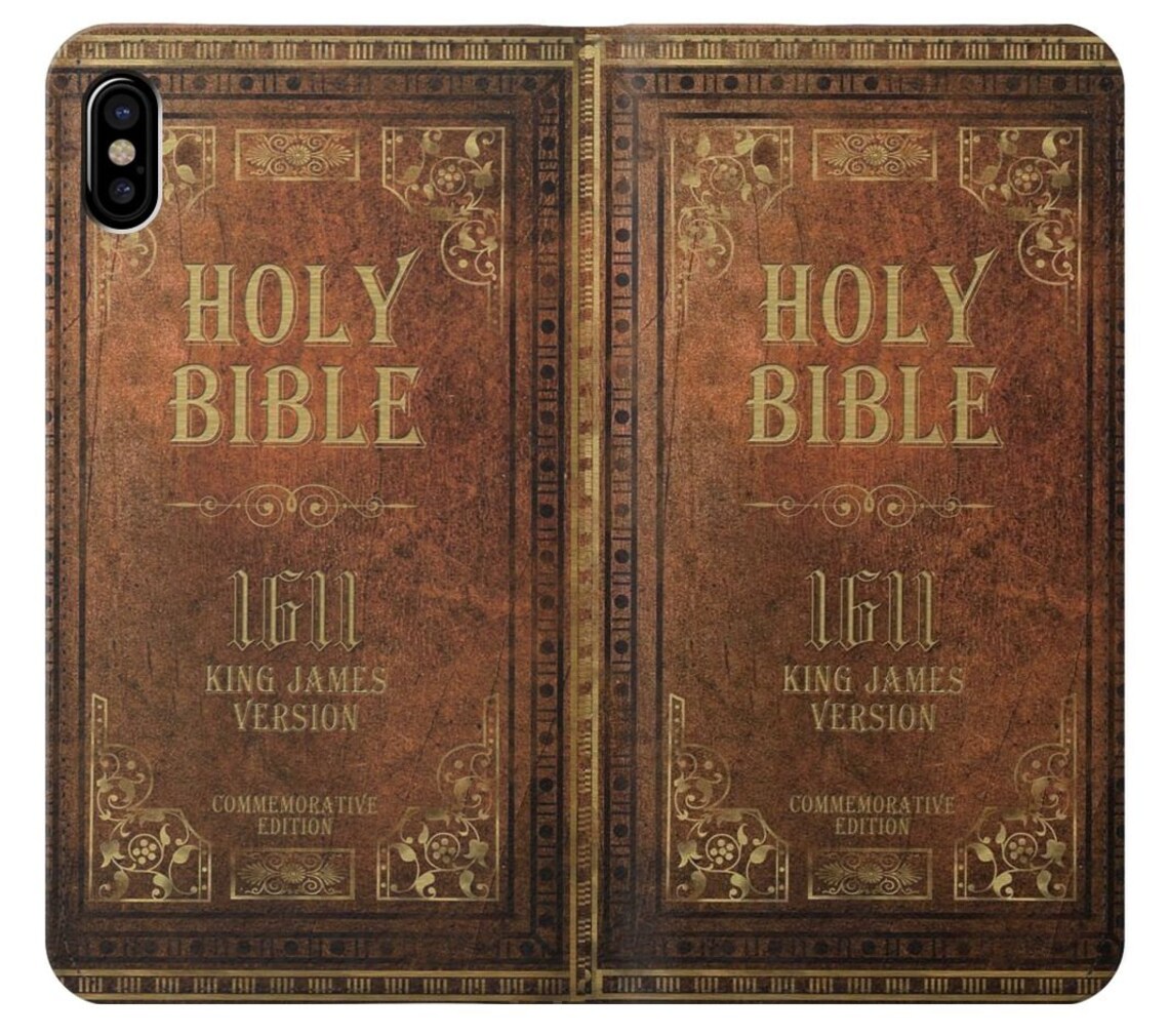 Holy Bible 1611 King James Version Hard & Leather Flip Case - Etsy