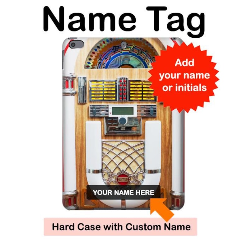 Jukebox Music Playing Device Hard Back Case for Ipad 6 5 9.7 - Etsy