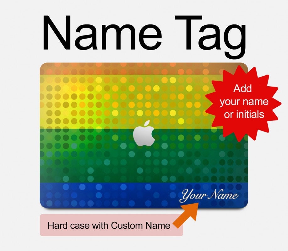 Rainbow LGBT Pride Flag Hard Case for MacBook Pro 13, MacBook Air 13 ...