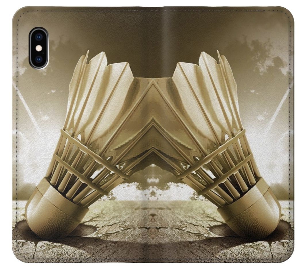 Badminton Sport Hard & Leather Flip Case iPhone 12 Pro Max | Etsy