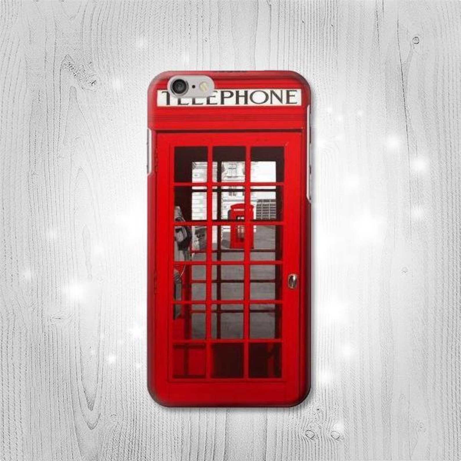 Classic British Telephone Box Hard & Leather Flip Case Iphone - Etsy