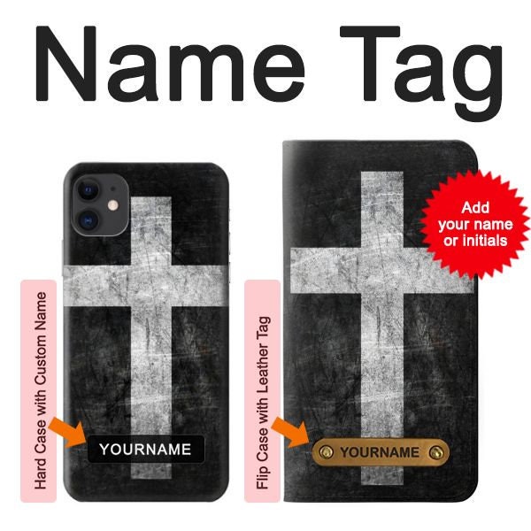 Christian Cross Hard & Leather Flip Case Iphone 14 Pro Max - Etsy