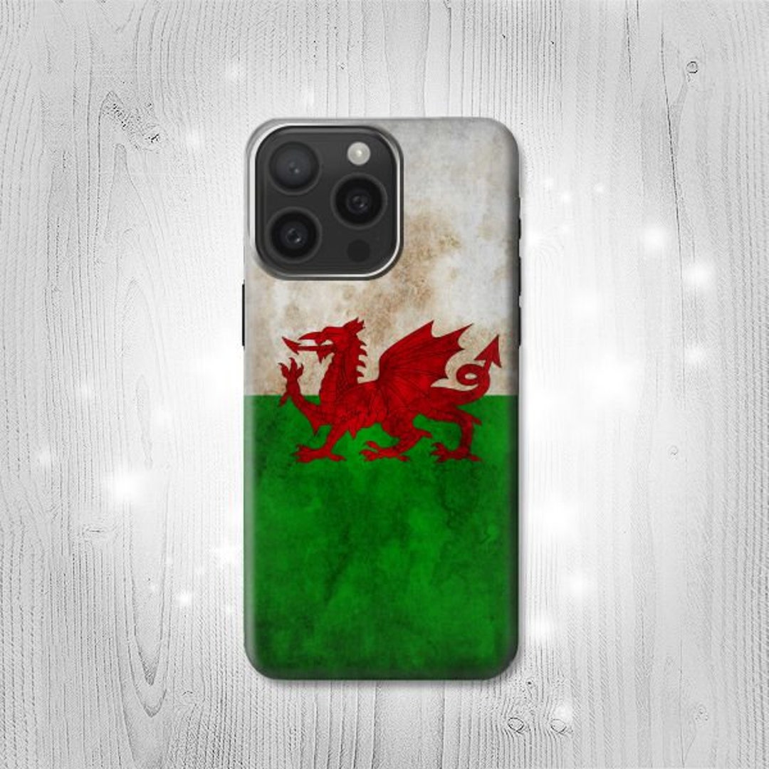 Wales Football Soccer Euro Flag Hard & Leather Flip Case iPhone 17 Pro ...