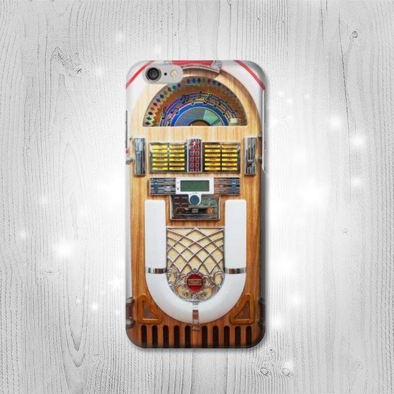 Jukebox Music Playing Device Hard & Leather Flip Case Iphone - Etsy
