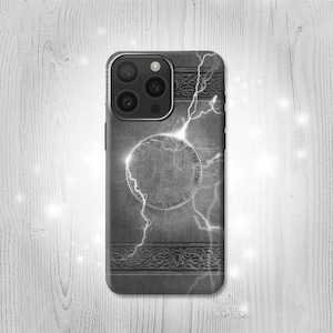 Thor Thunder Strike Hammer Hard & Leather Flip Case iPhone 16 Pro Max ...