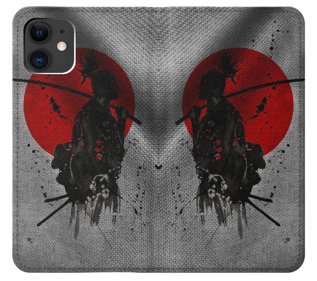 Japan Flag Samurai Hard & Leather Flip Case Huawei LG Velvet - Etsy