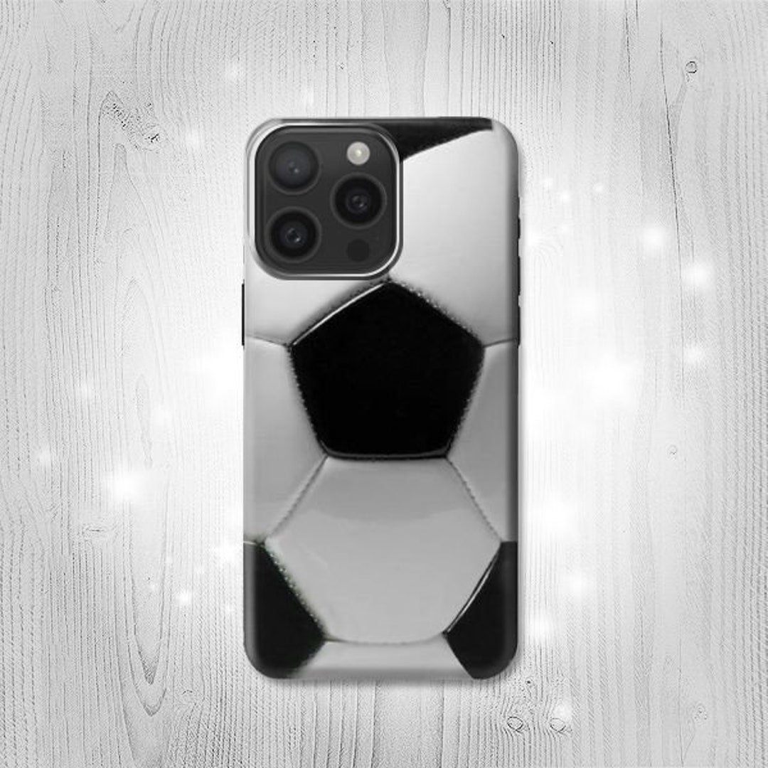 Football Soccer Ball Hard & Leather Flip Case iPhone 16 Pro Max Plus ...