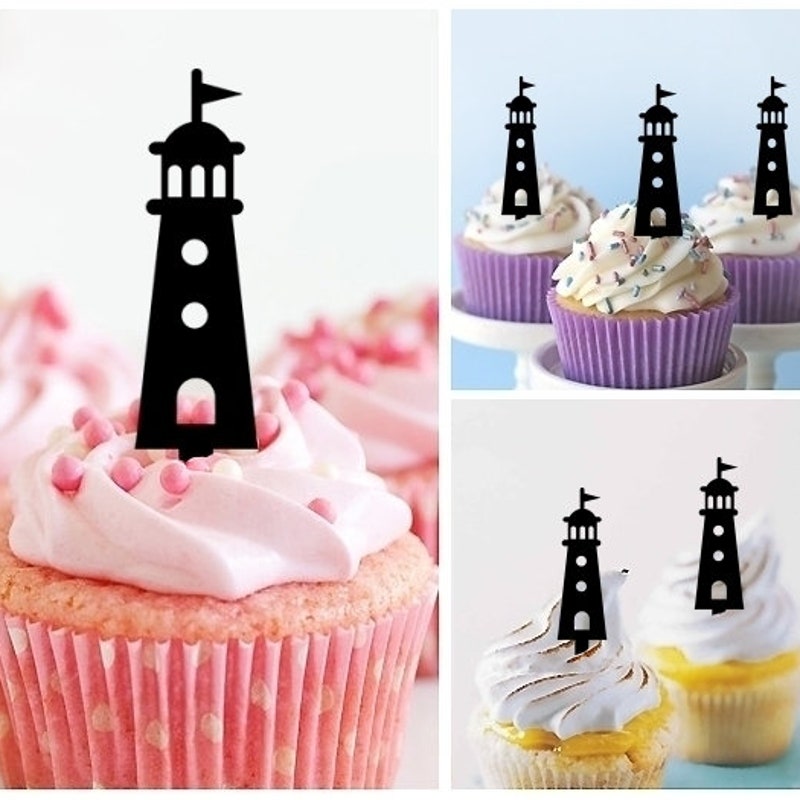 Lighthouse Cake Topper - Etsy