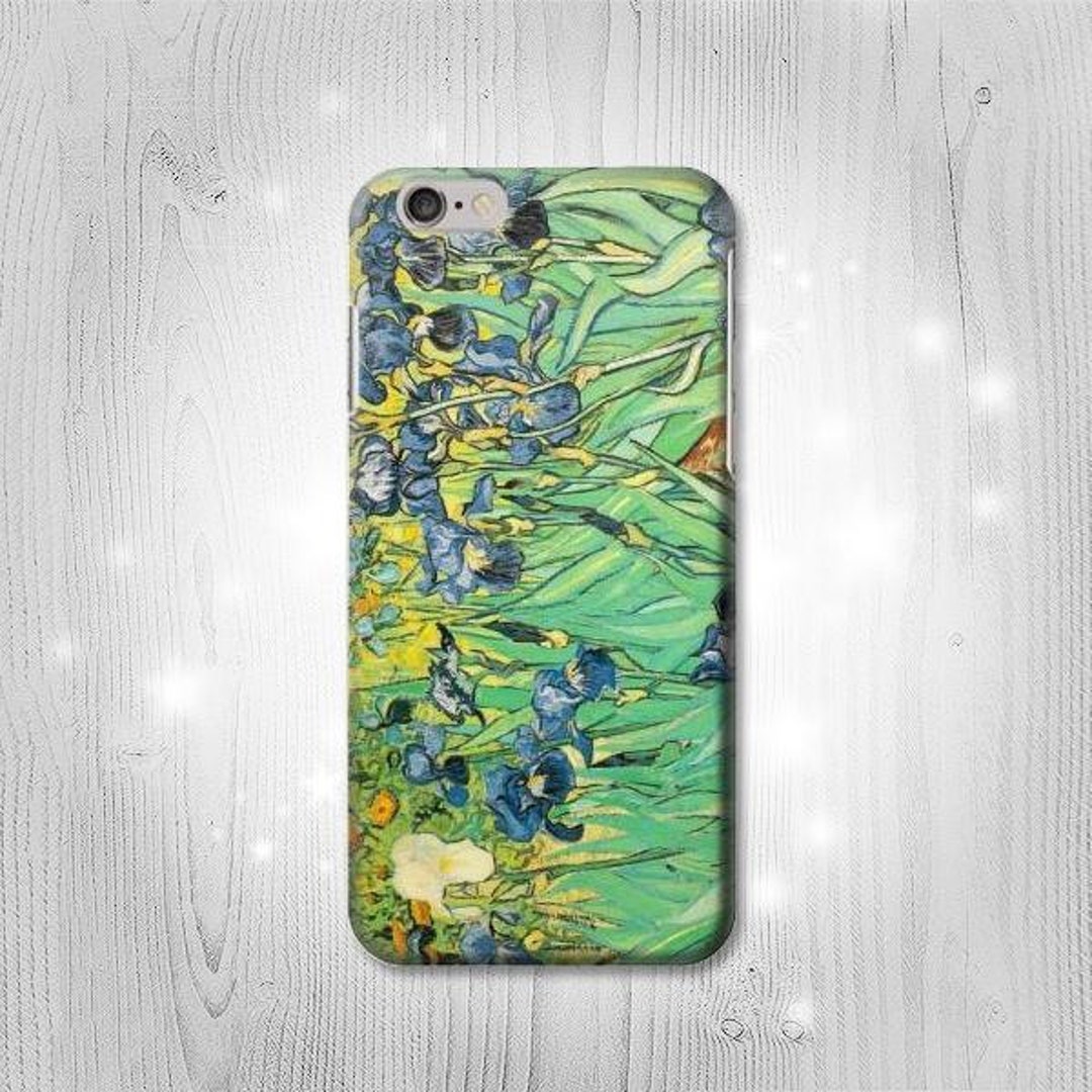Irises Van Gogh Hard & Leather Flip Case Iphone 14 Pro Max - Etsy