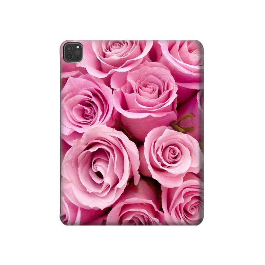 Pink Rose Hard Back Case for iPad 6 5 9.7 iPad Mini 6 7 iPad Pro 12.9 ...