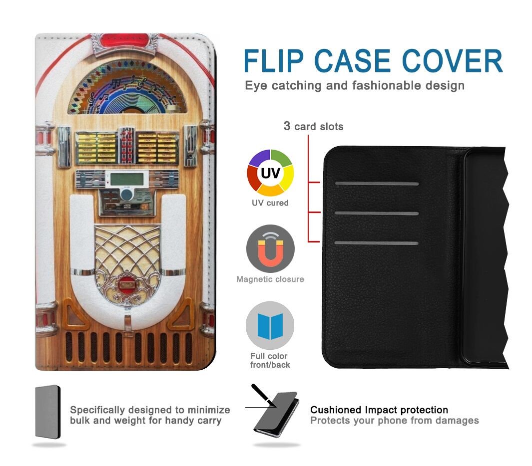 Jukebox Music Playing Device Hard & Leather Flip Case Iphone - Etsy