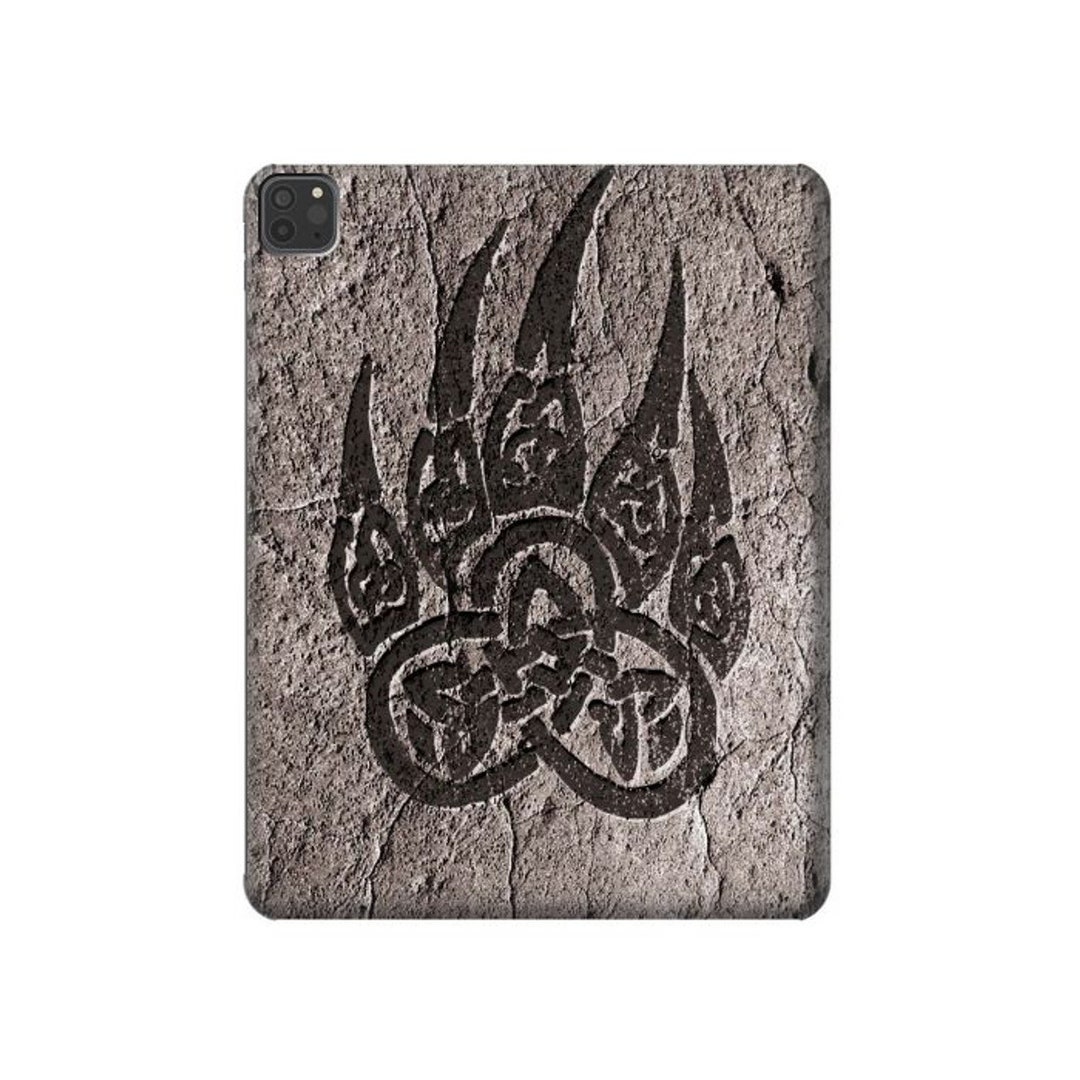 Viking Norse Bear Paw Berserker Rock Hard Back Case for iPad 6 5 9.7 ...
