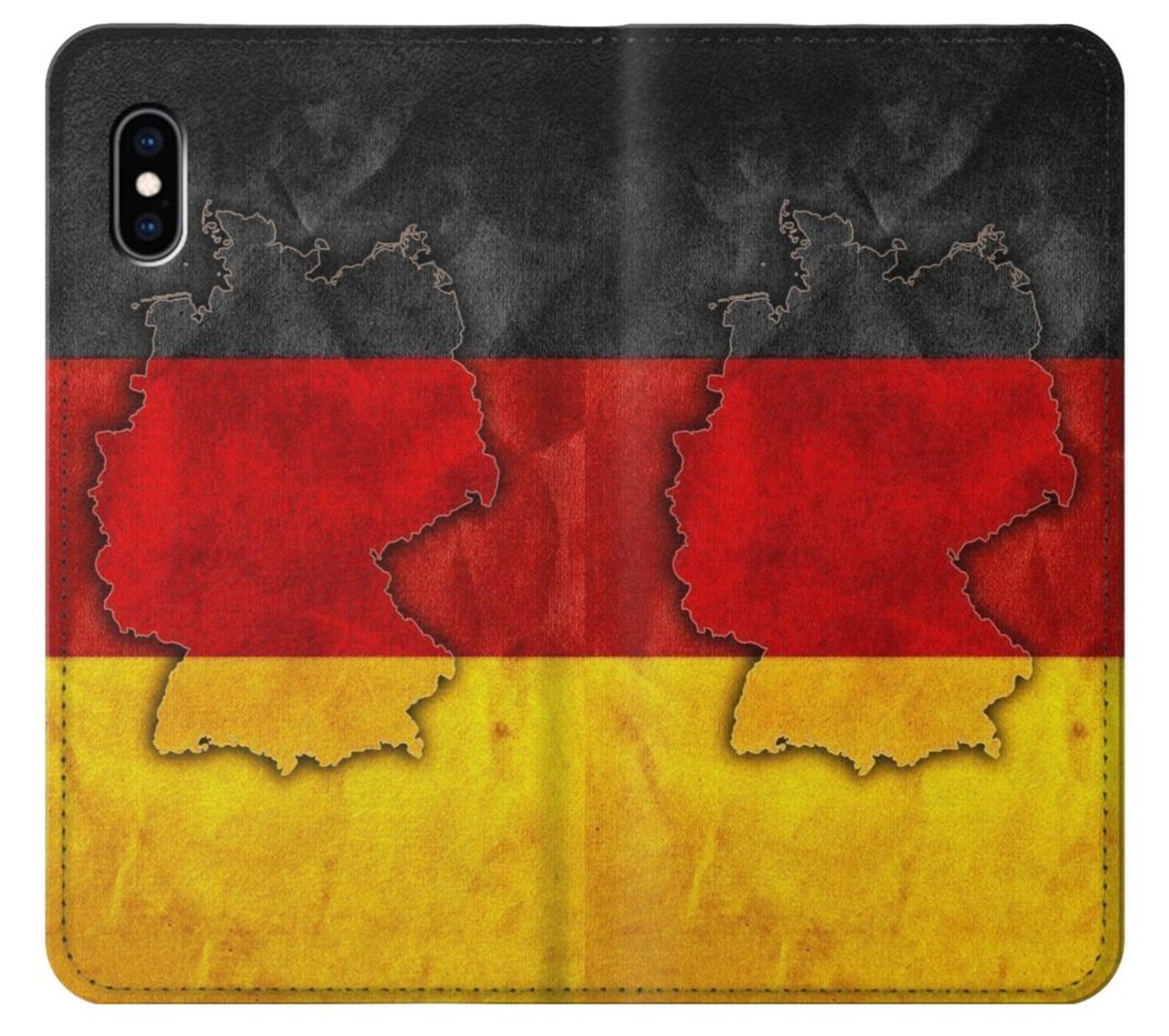 Germany Flag Map Hard & Leather Flip Case Iphone 13 Pro Max | Etsy