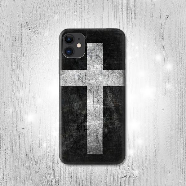 Christian Cross Hard & Leather Flip Case Iphone 13 Pro Max | Etsy