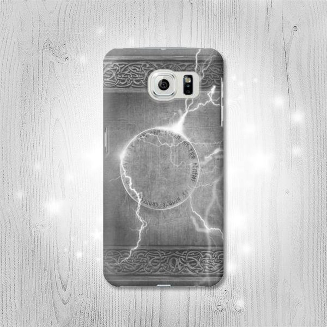 Thor Thunder Strike Hammer Hard & Leather Flip Case Huawei Motorola ...