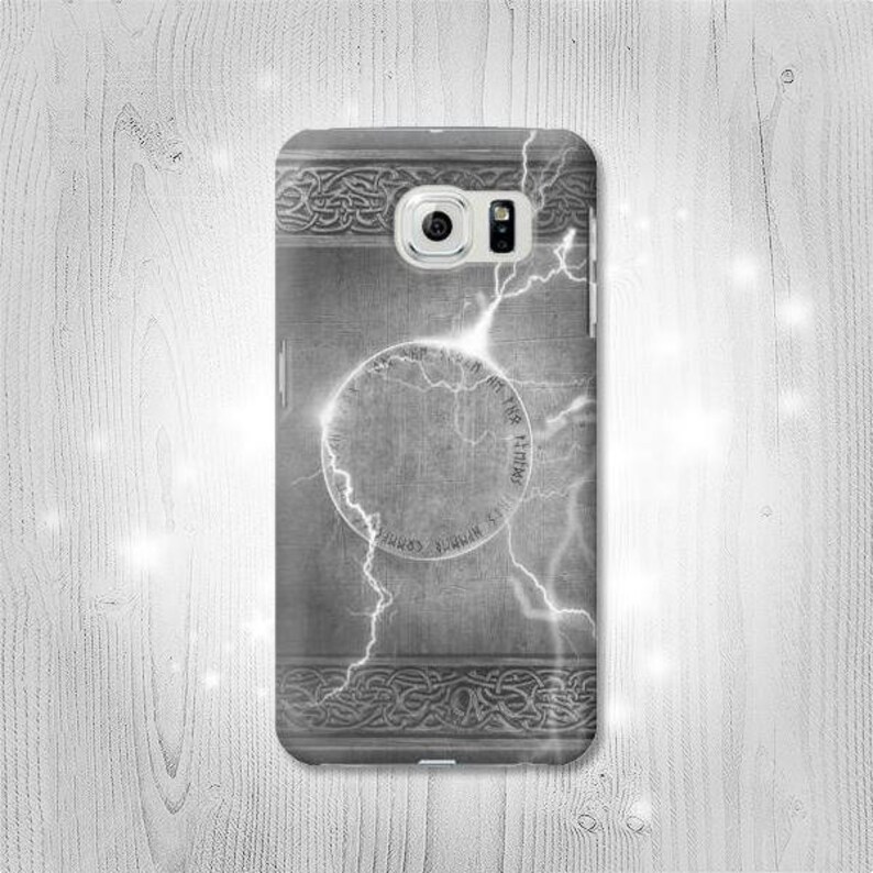 Thor Thunder Strike Hammer Hard & Leather Flip Case Huawei LG - Etsy