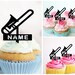 Trombone Music Instrument Party Wedding Birthday Acrylic Cupcake ...