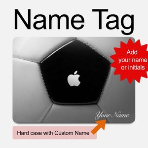 Football Soccer Ball Hard Case for MacBook Pro 13, MacBook Air 13 Case ...