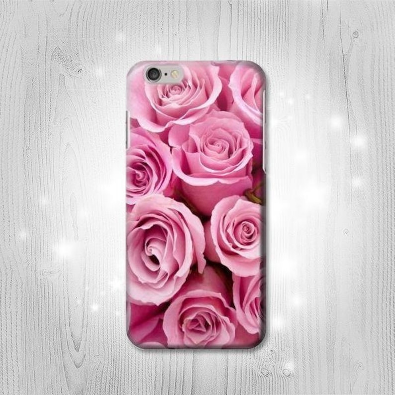 Pink Rose Hard & Leather Flip Case Iphone 14 Pro Max Plus - Etsy