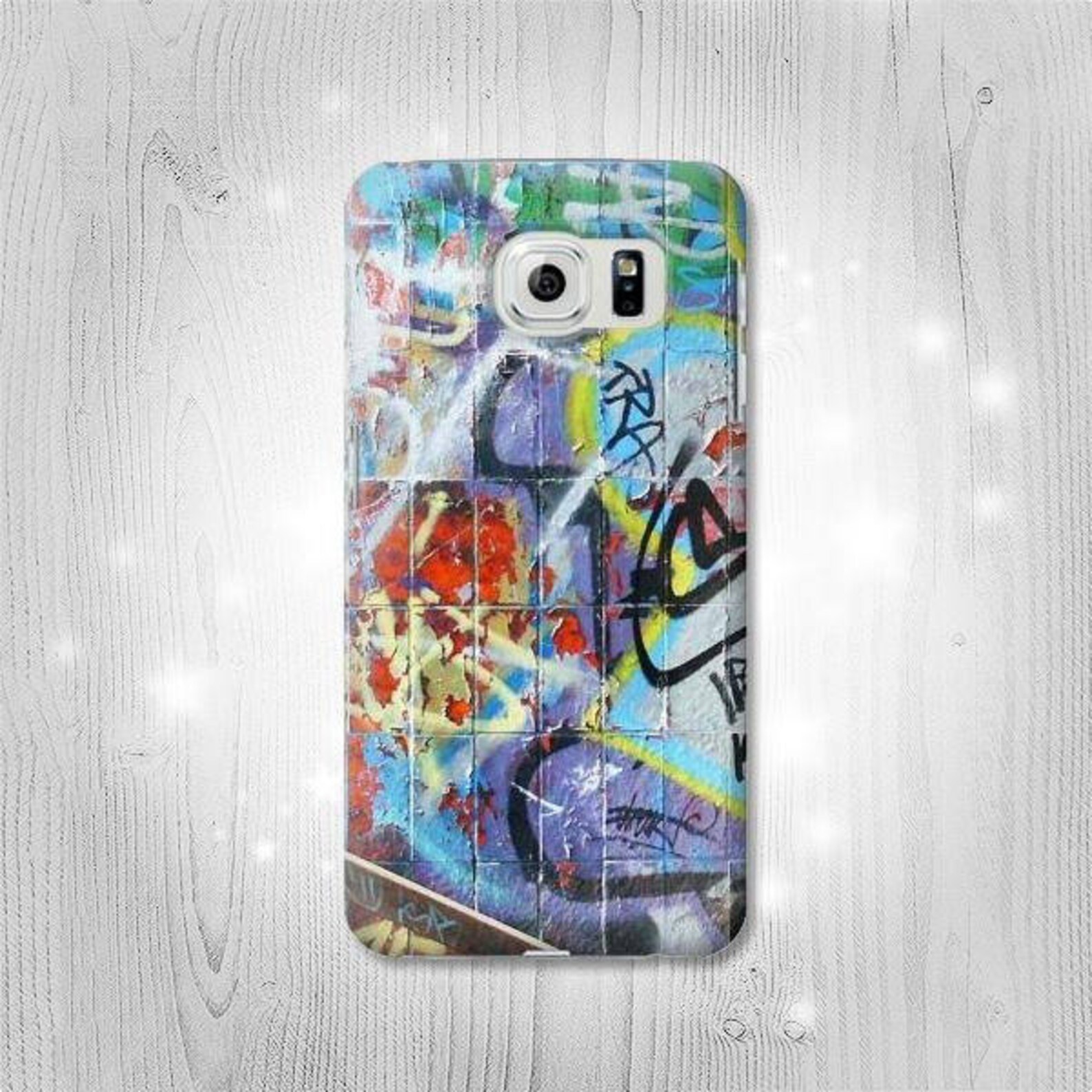 Wall Graffiti Art Hard & Leather Flip Case Huawei P40 Mate LG - Etsy