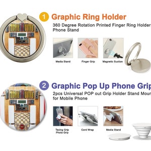 Jukebox Music Playing Device Hard & Leather Flip Case Huawei Motorola ...