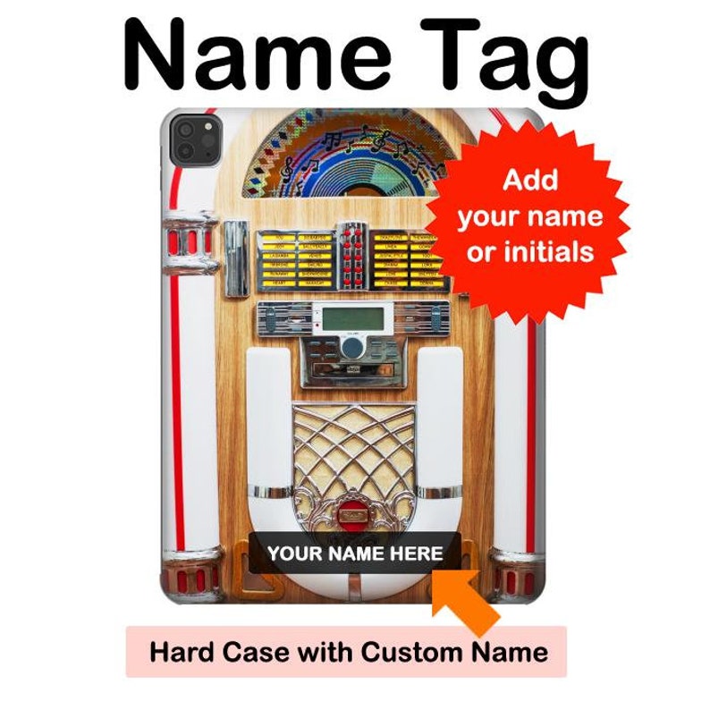 Jukebox Music Playing Device Hard Back Case for Ipad 6 5 9.7 - Etsy
