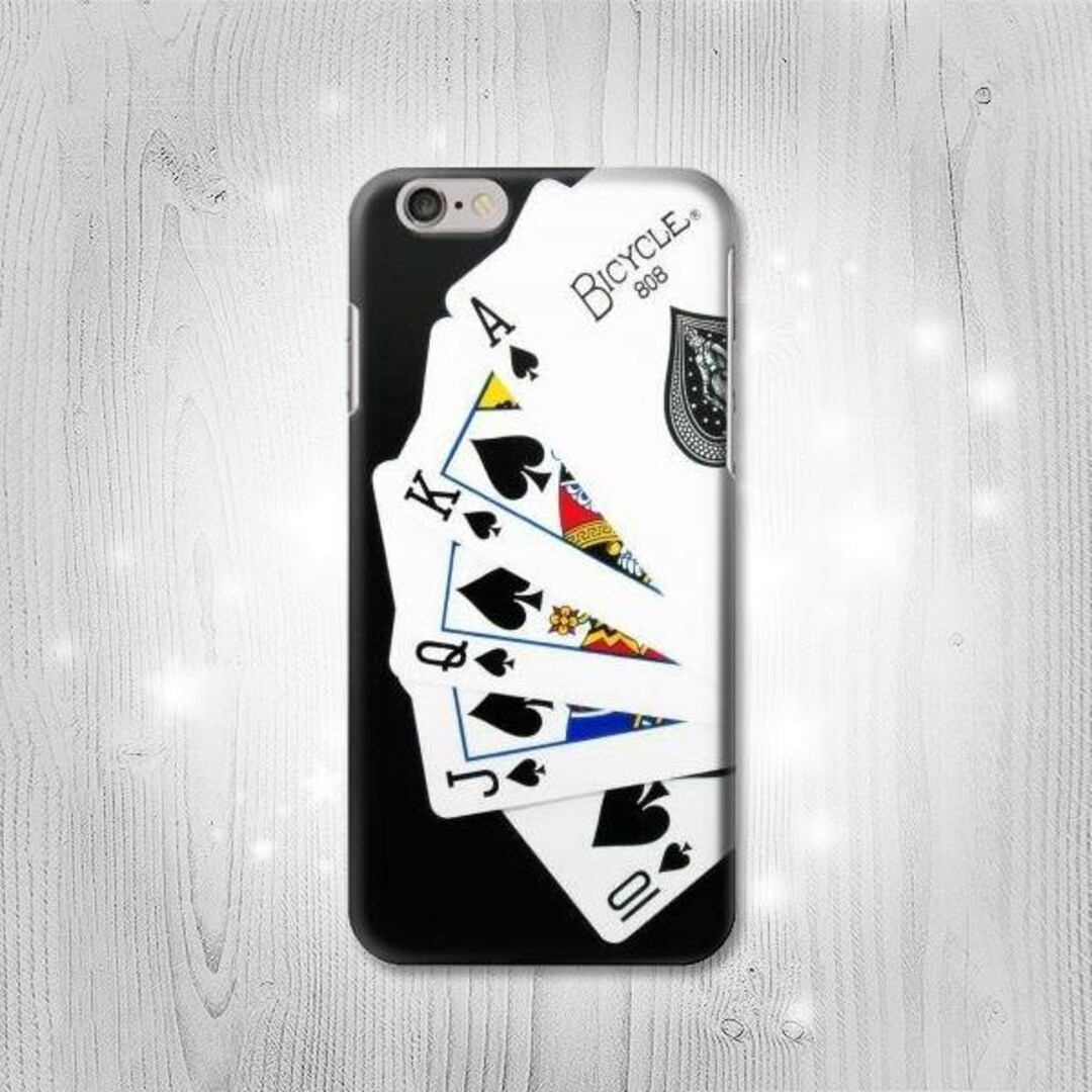 Poker Royal Straight Flush Hard & Leather Flip Case Iphone 14 - Etsy