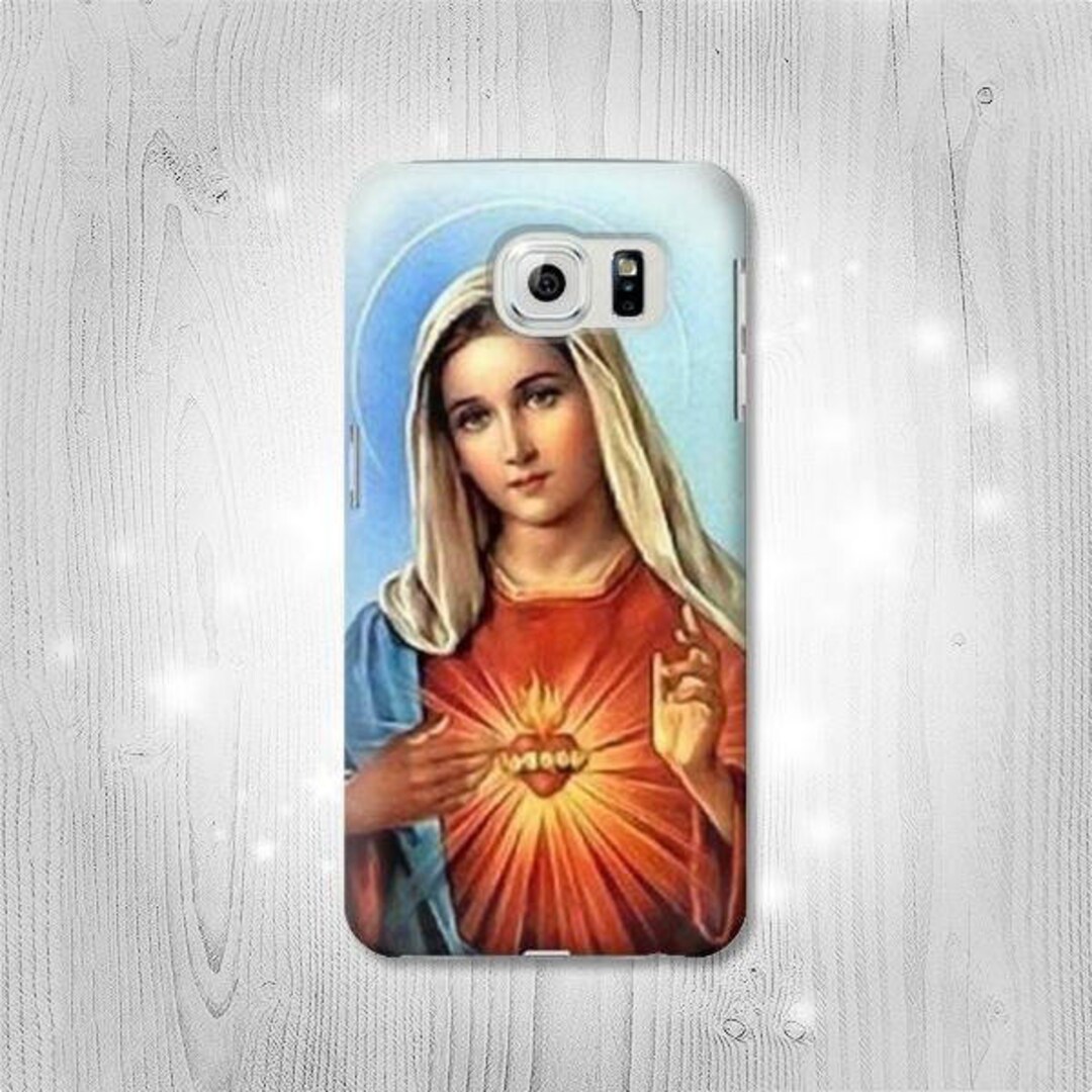The Virgin Mary Santa Maria Hard & Leather Flip Case Huawei Motorola ...