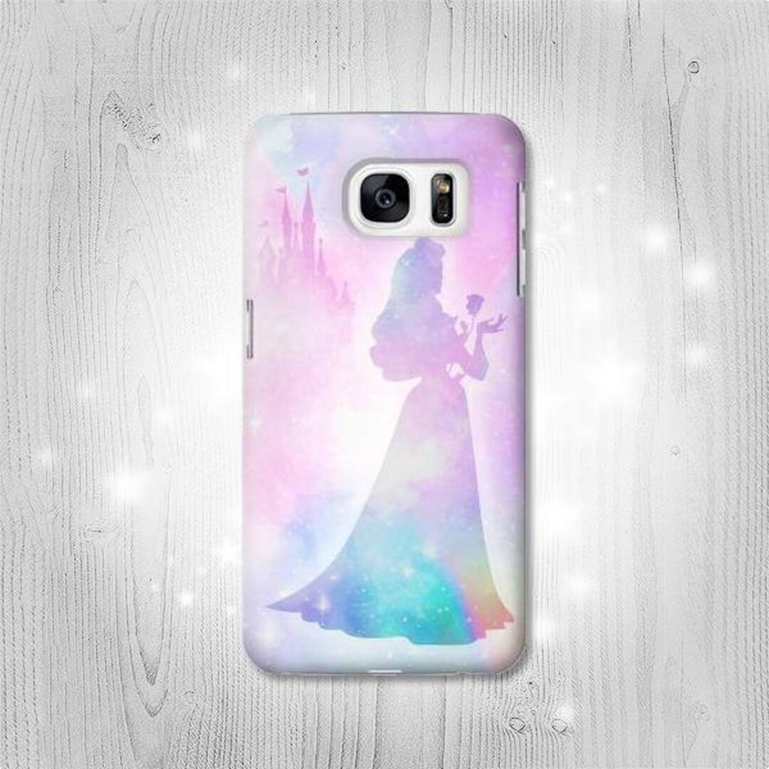 Princess Pastel Silhouette Hard & Leather Flip Case Huawei Motorola ...