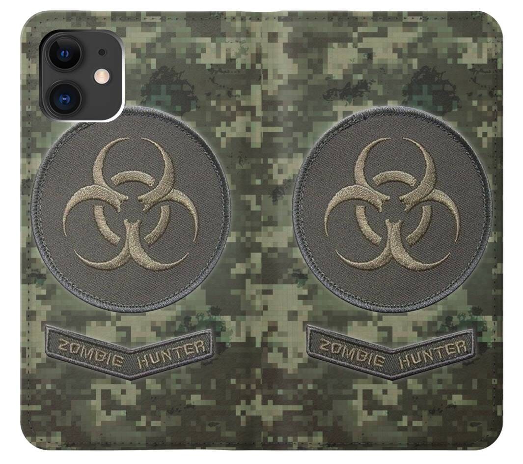 Biohazard Zombie Hunter Graphic Hard & Leather Flip Case | Etsy