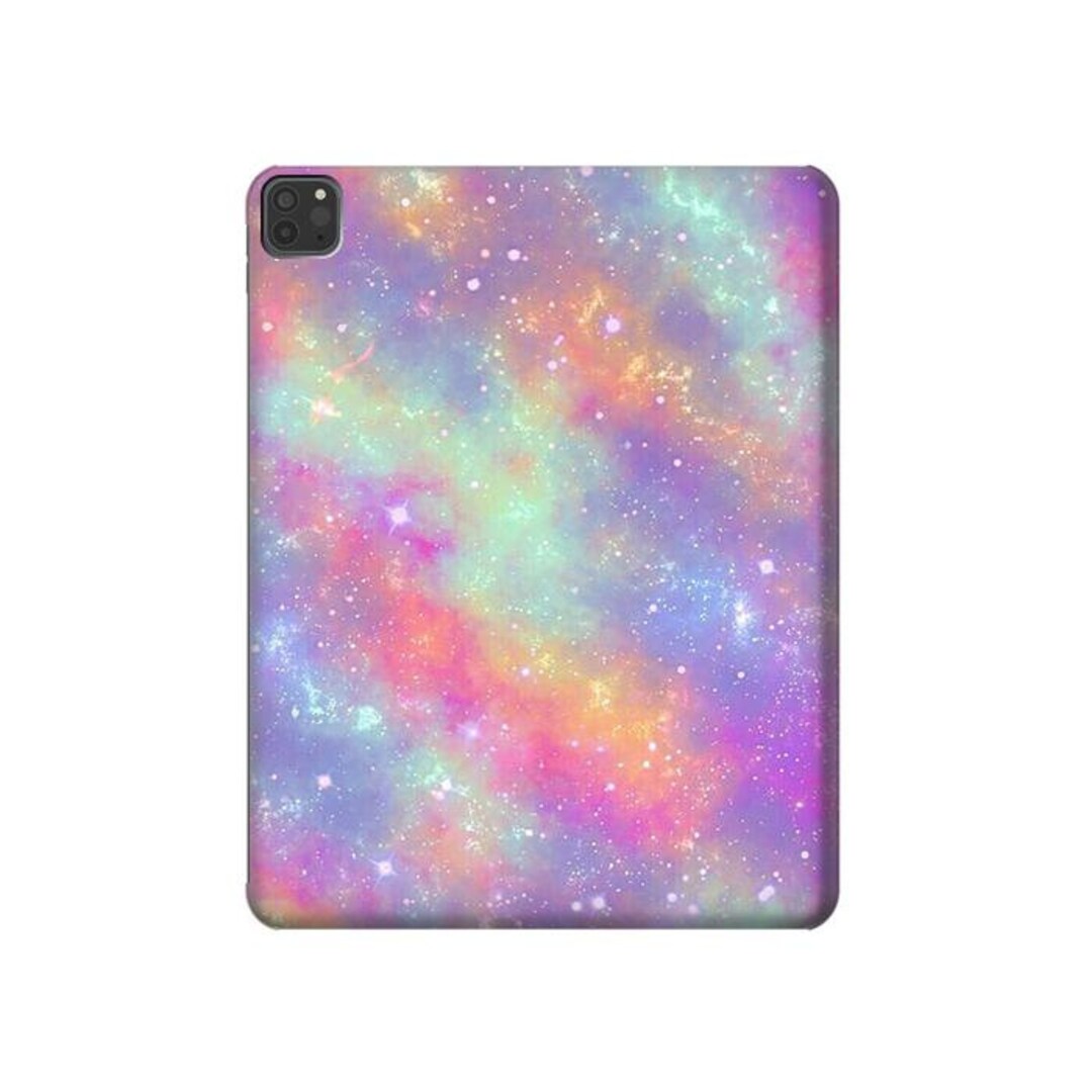 Pastel Rainbow Galaxy Pink Sky Hard Back Case for iPad 6 5 9.7 iPad ...