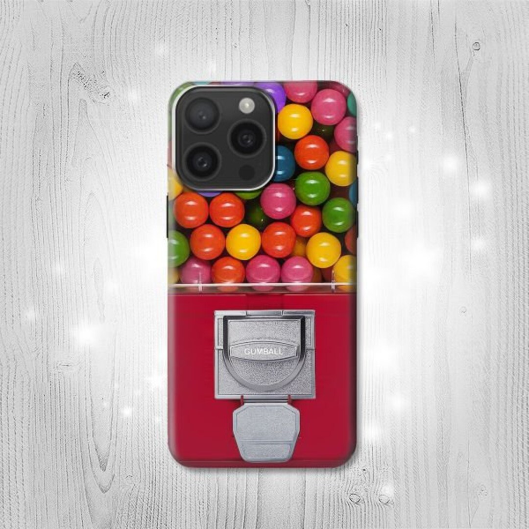 Gumball Capsule Game Graphic Hard & Leather Flip Case iPhone 17 Pro Max ...