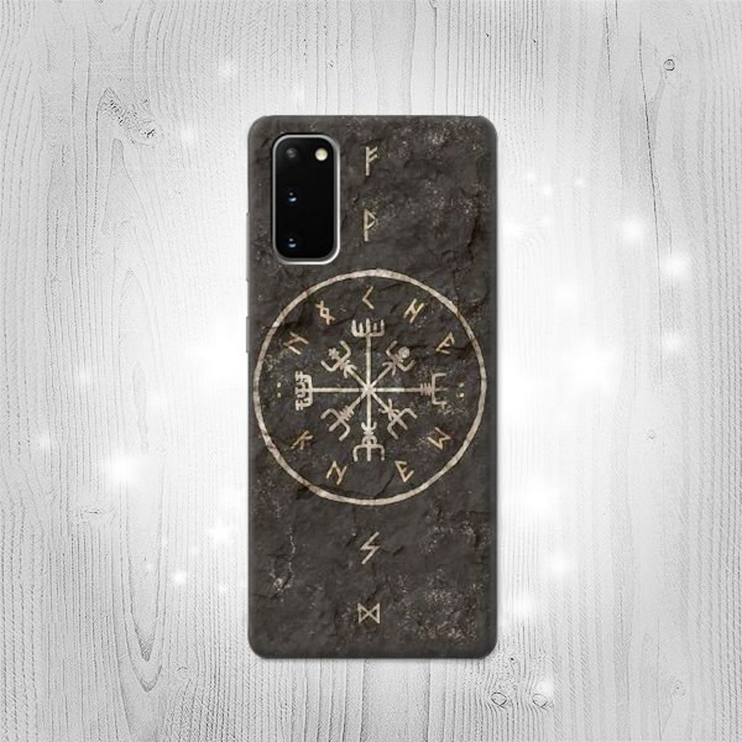 Norse Ancient Viking Symbol Hard & Leather Flip Case Huawei Motorola ...