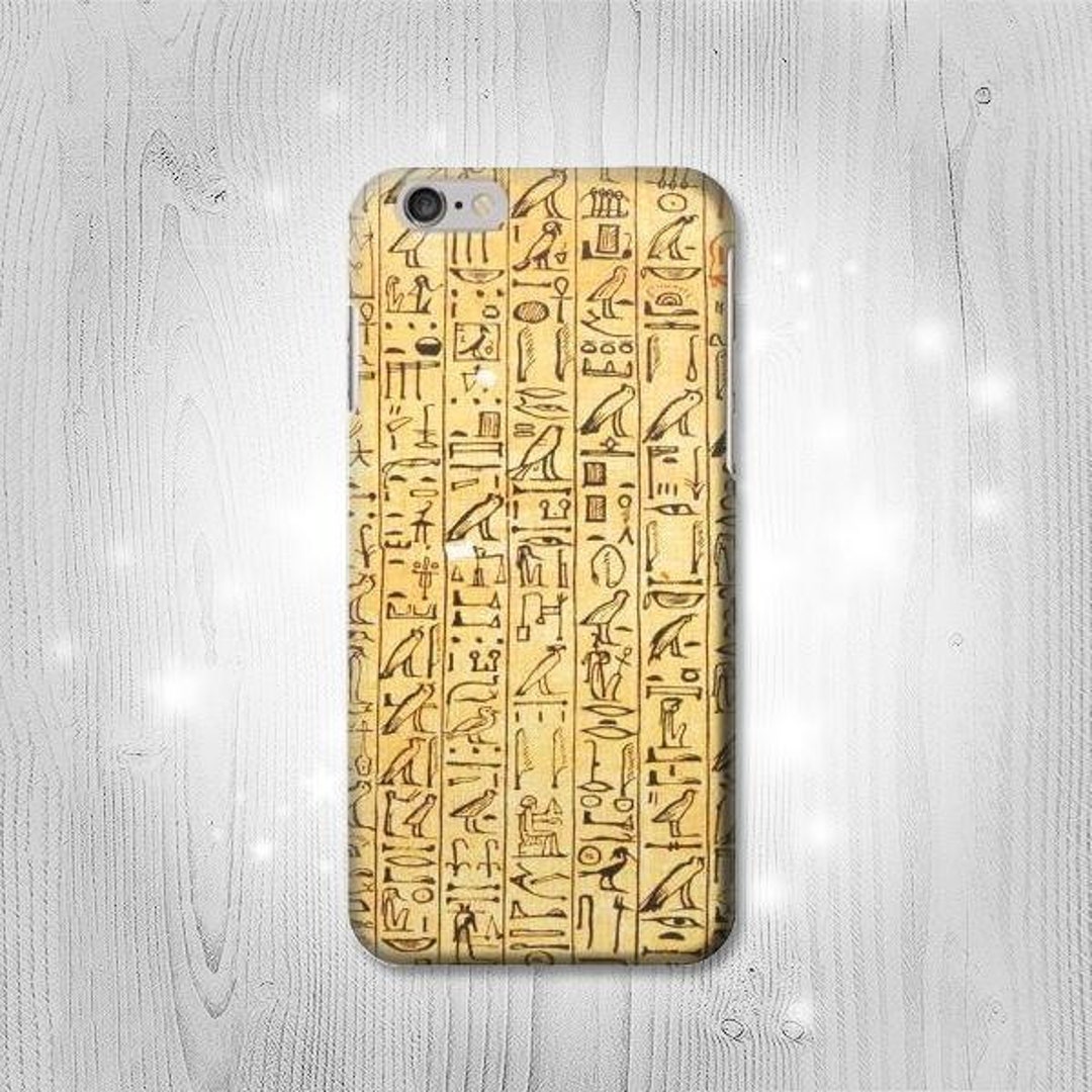 Egyptian Coffin Texts Hard & Leather Flip Case Iphone 14 Pro - Etsy