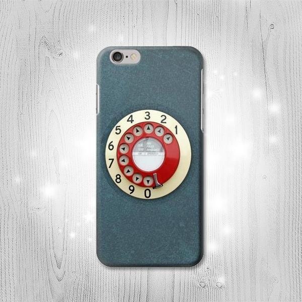 Rotary Dial Telephone Hard & Leather Flip Case iPhone 11 12 | Etsy