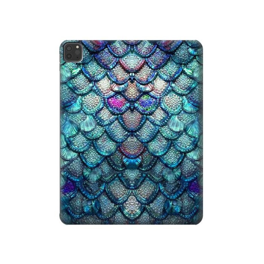 Mermaid Fish Scale Hard Back Case for iPad 6 5 9.7 iPad Mini 6 7 iPad ...