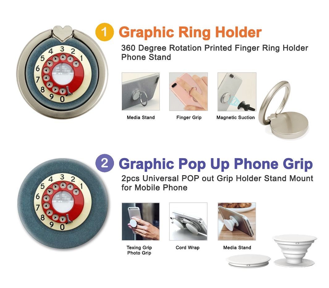 Rotary Dial Telephone Hard & Leather Flip Case iPhone 11 12 | Etsy