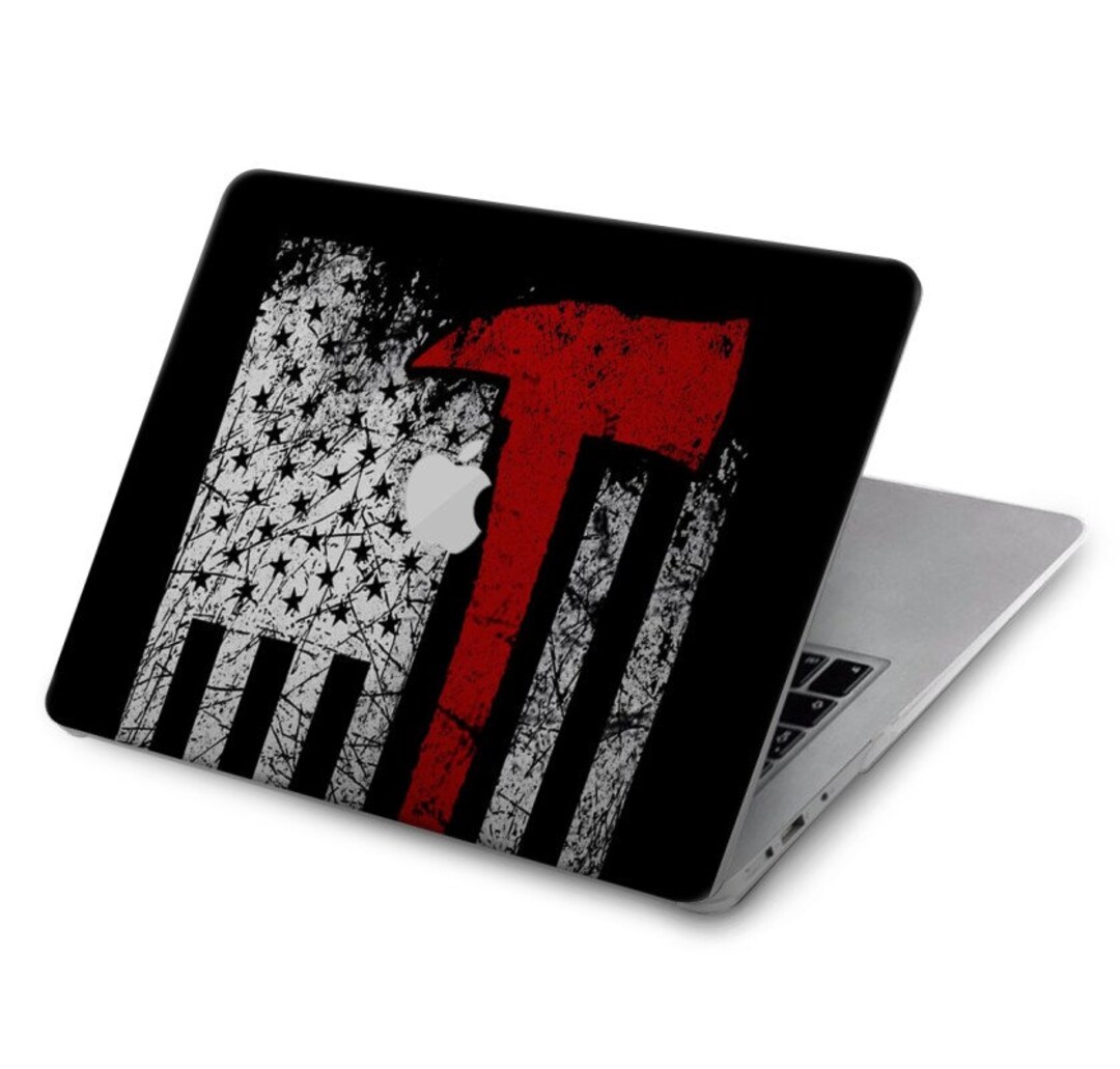 Firefighter Axe Flag Hard Case for MacBook Pro 13, MacBook Air 13 Case ...