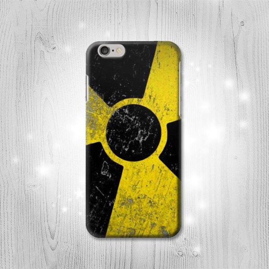 Nuclear Symbol Hard & Leather Flip Case Iphone 14 Pro Max Plus - Etsy