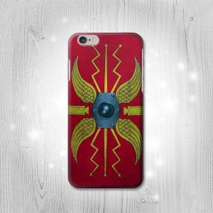 Roman Shield Scutum Hard & Leather Flip Case Iphone 14 Pro Max - Etsy