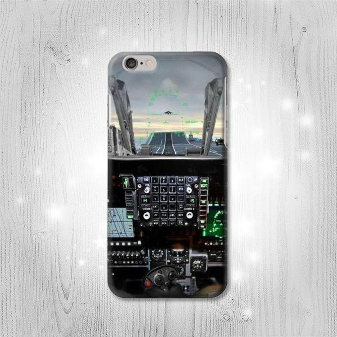 Fighter Jet Aircraft Cockpit Hard & Leather Flip Case Iphone - Etsy
