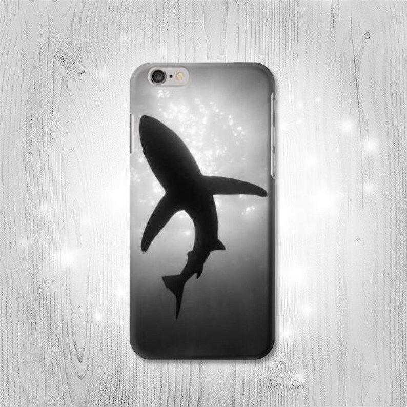 Shark Monochrome Hard & Leather Flip Case iPhone 11 12 Pro Max | Etsy