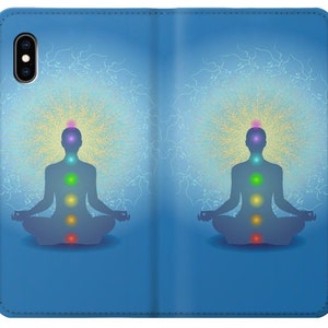 Bhuddha Aura Chakra Balancing Heal Hard & Leather Flip Case Huawei ...